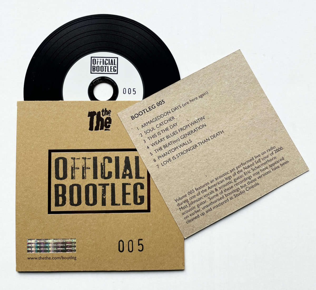 OFFICIAL BOOTLEG - VOLUME 005 - THE THE