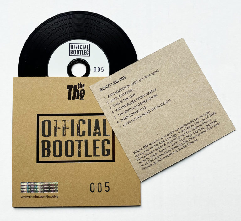 OFFICIAL BOOTLEG - VOLUME 005 - THE THE
