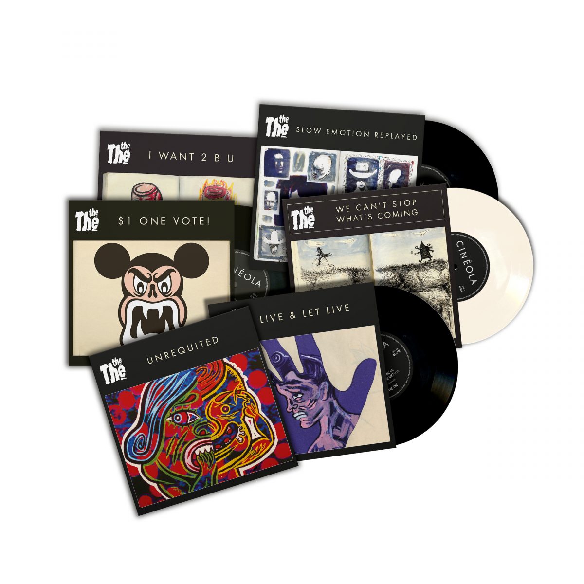 45 RPM 7" VINYL SINGLE BUNDLE - THE THE